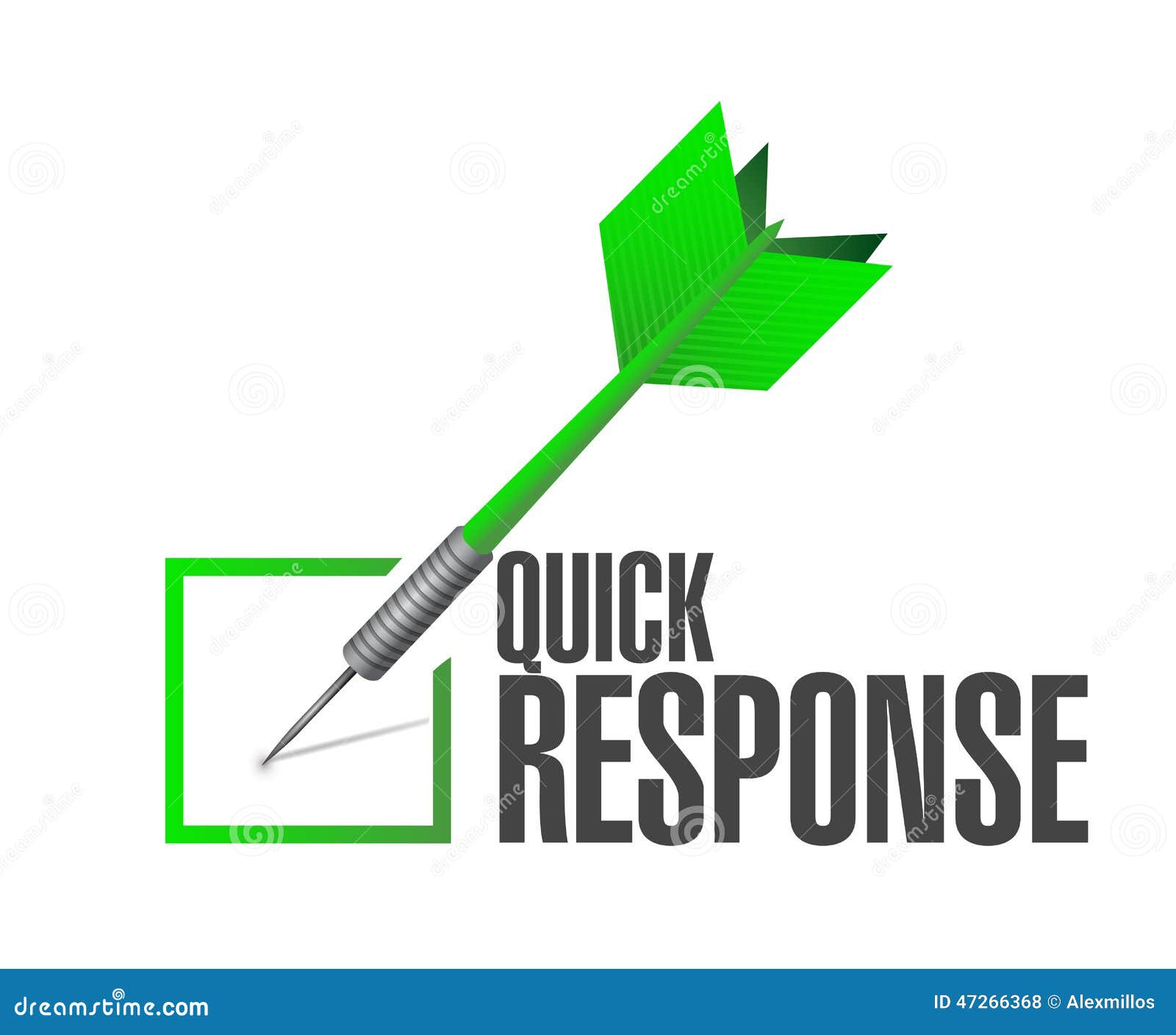 Quick Responsive Check Mark Illustration Stock Illustration ...