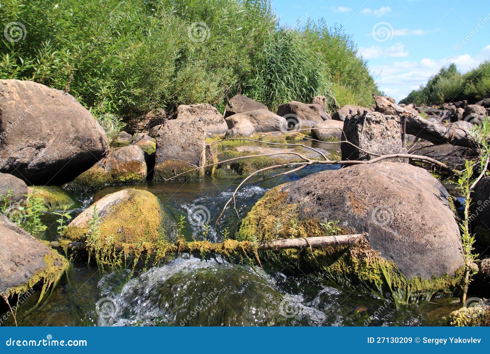 Quick river flow stock image. Image of freshness, color - 27130209