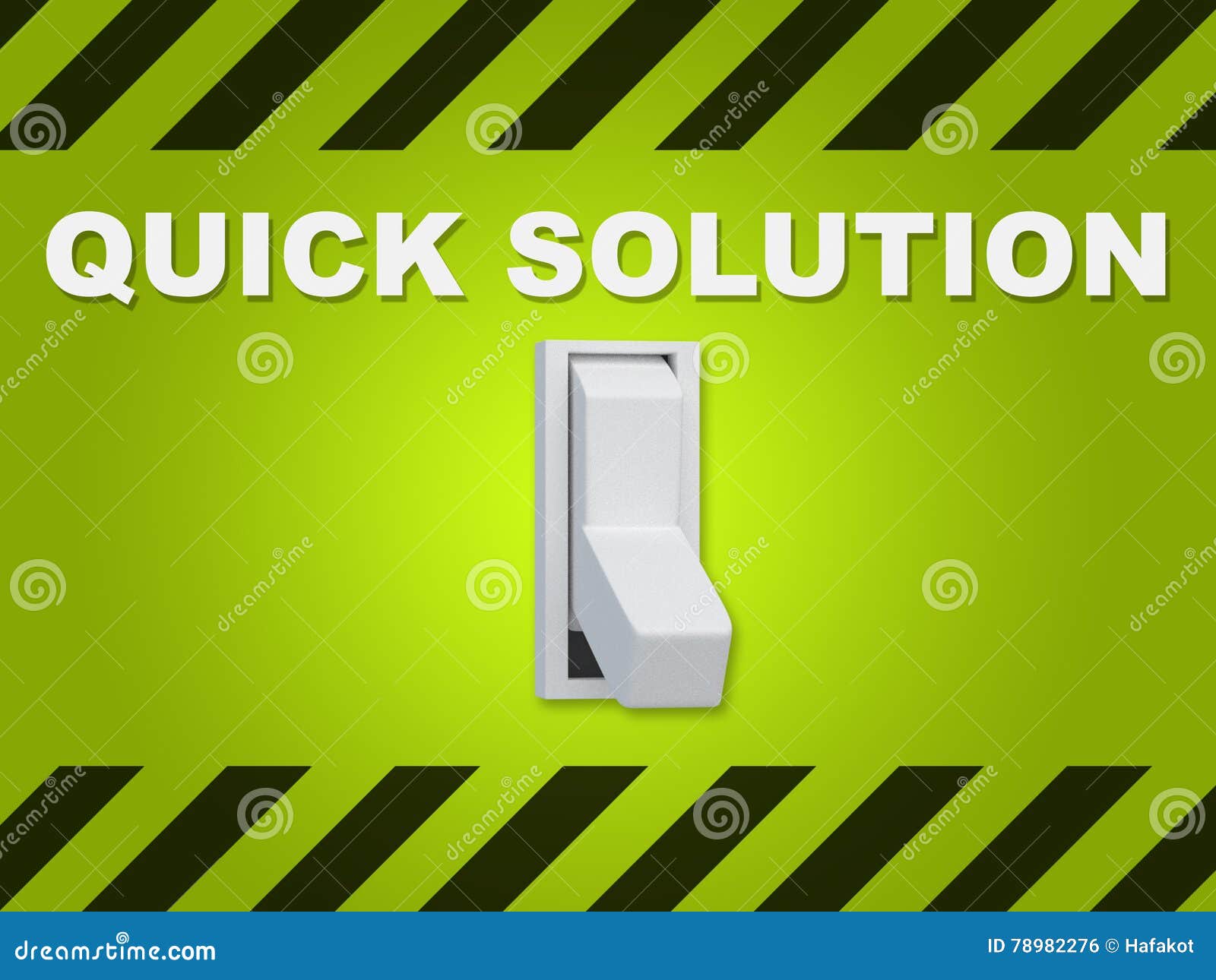 Quick Solution concept stock illustration. Illustration of output ...