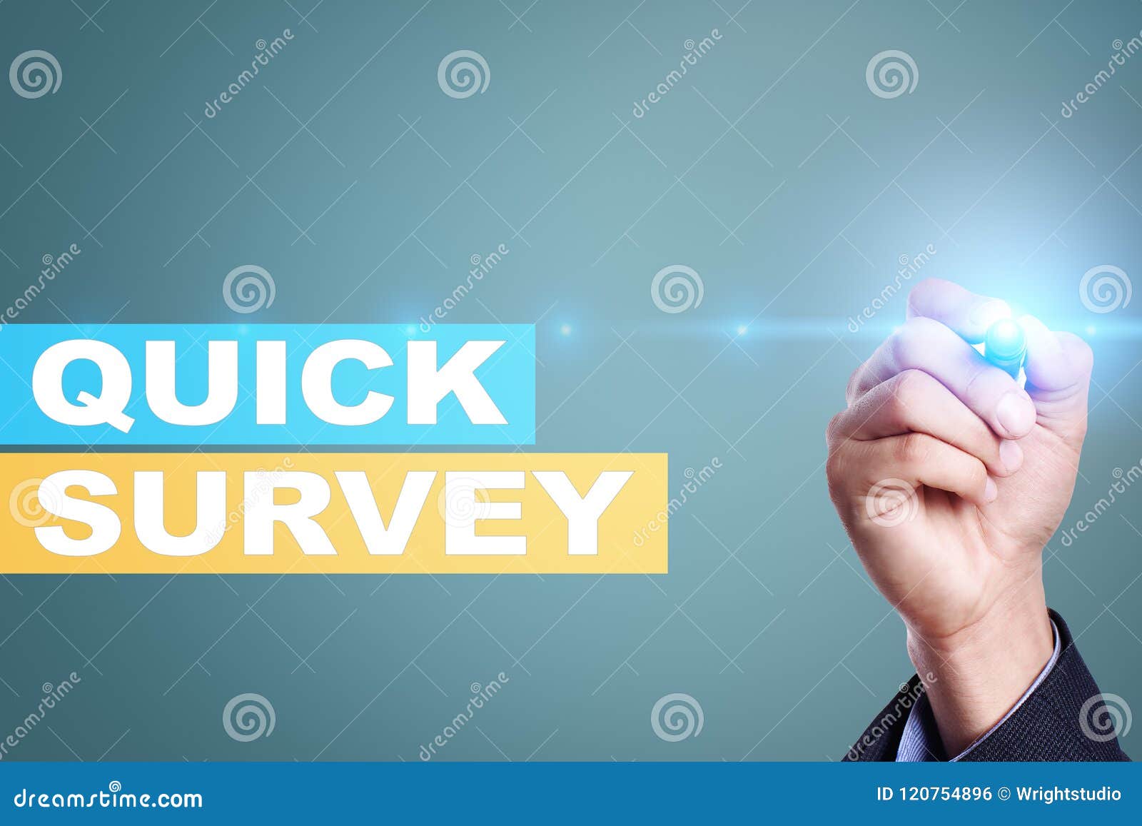 Quick Survey Text on Virtual Screen. Feedback and Customers ...