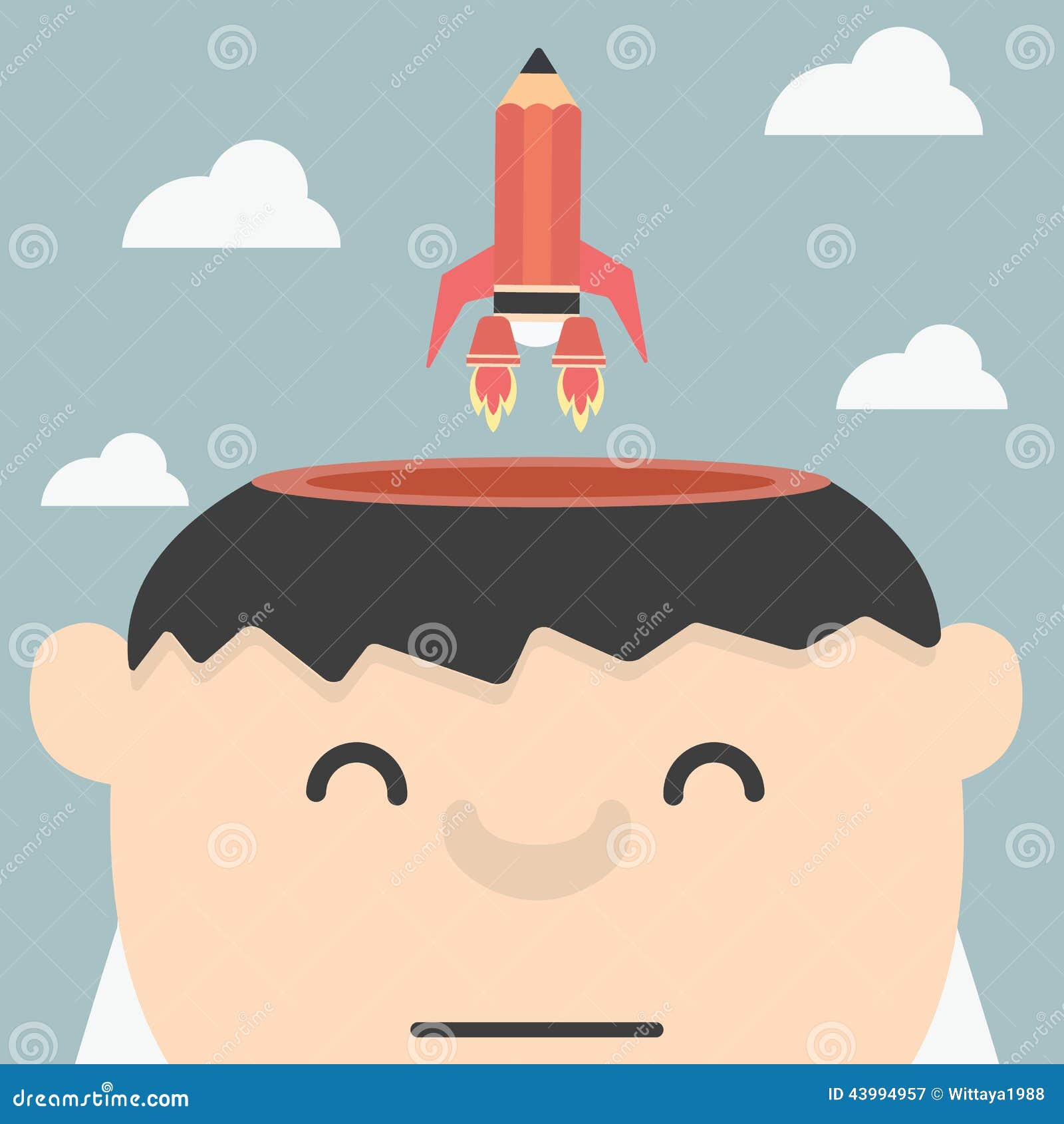 Quick Thinking Obese Businessman Stock Vector - Illustration of clock ...