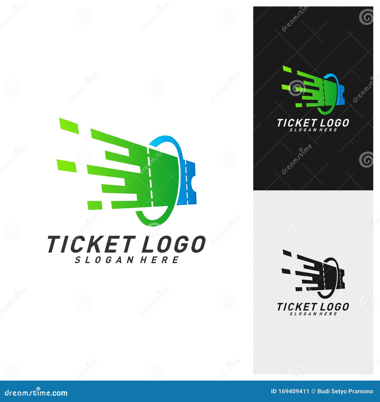 Quick Ticket Logo Template Design Vector, Emblem, Creative Design, Icon ...