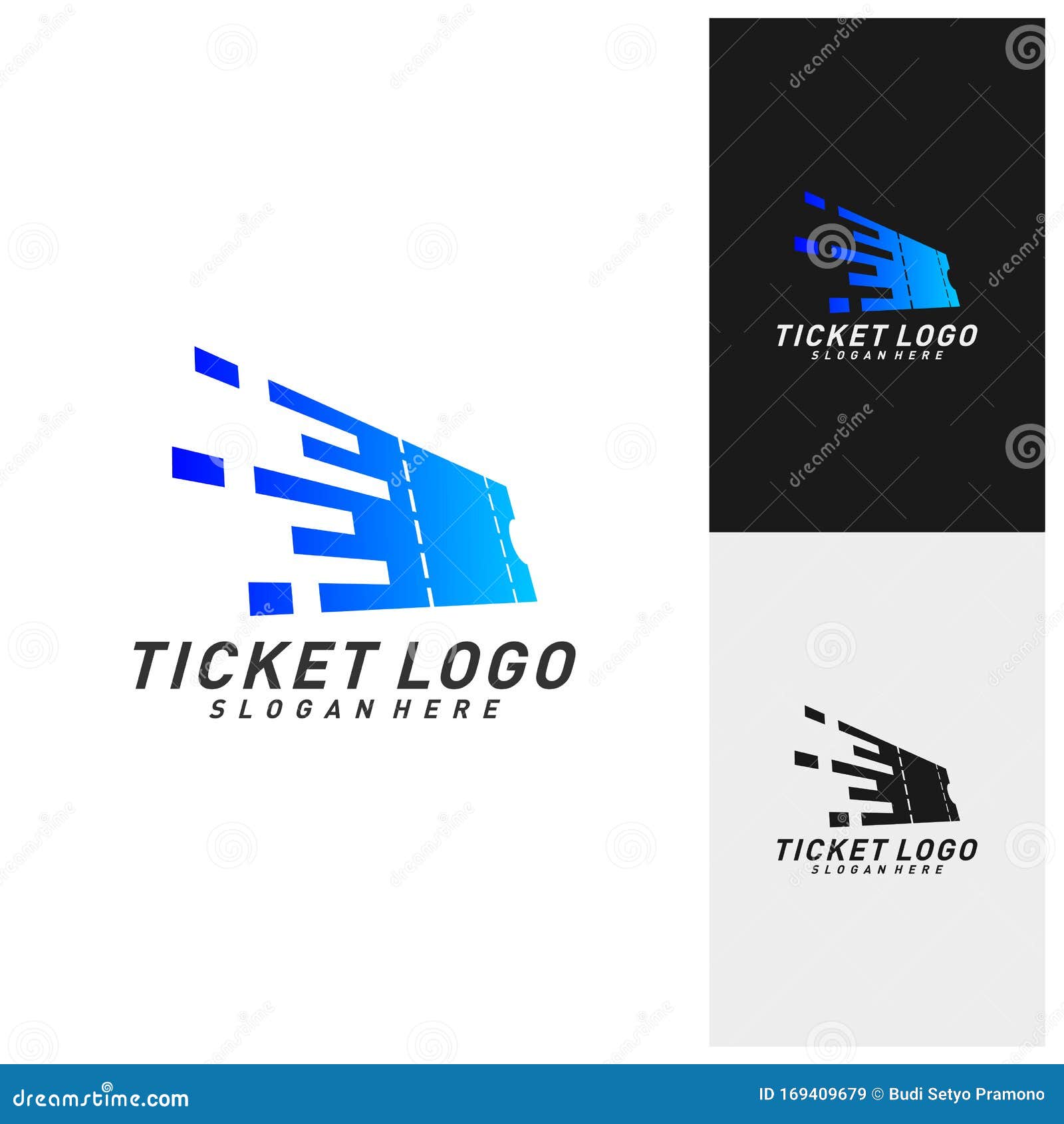 Quick Ticket Logo Template Design Vector, Emblem, Creative Design, Icon ...