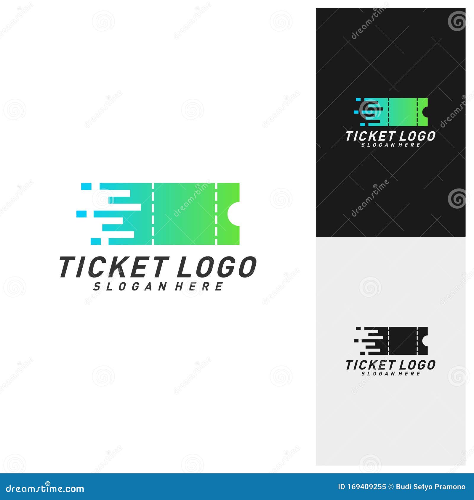 Quick Ticket Logo Template Design Vector, Emblem, Creative Design, Icon ...