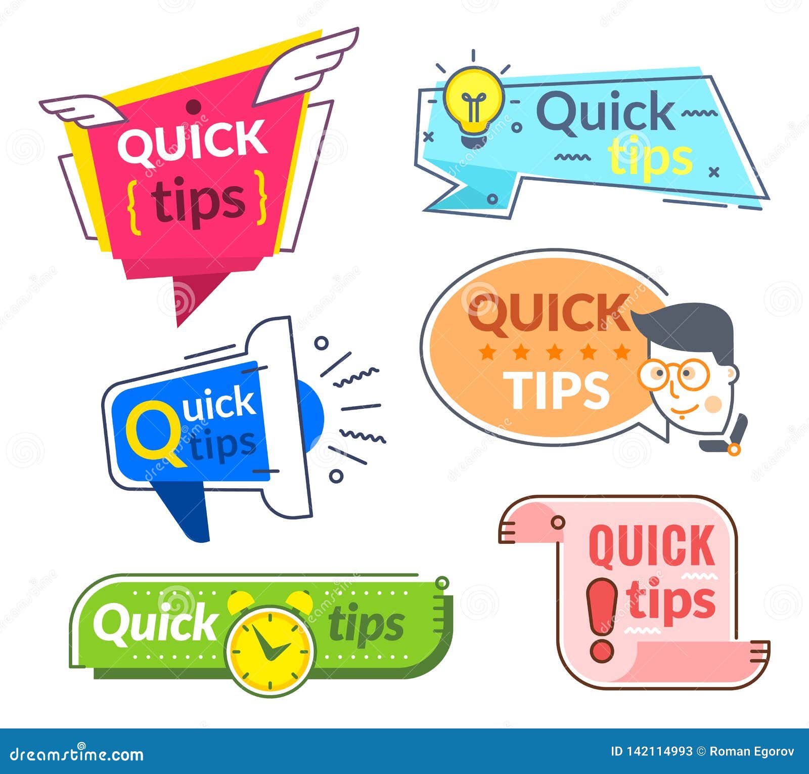Quick Tip Labels. Tips and Tricks Suggestion, Quickly Help Advice Stock ... Quick Tip Labels. Tips and Tricks Suggestion, Quickly Help Advice Stock ...