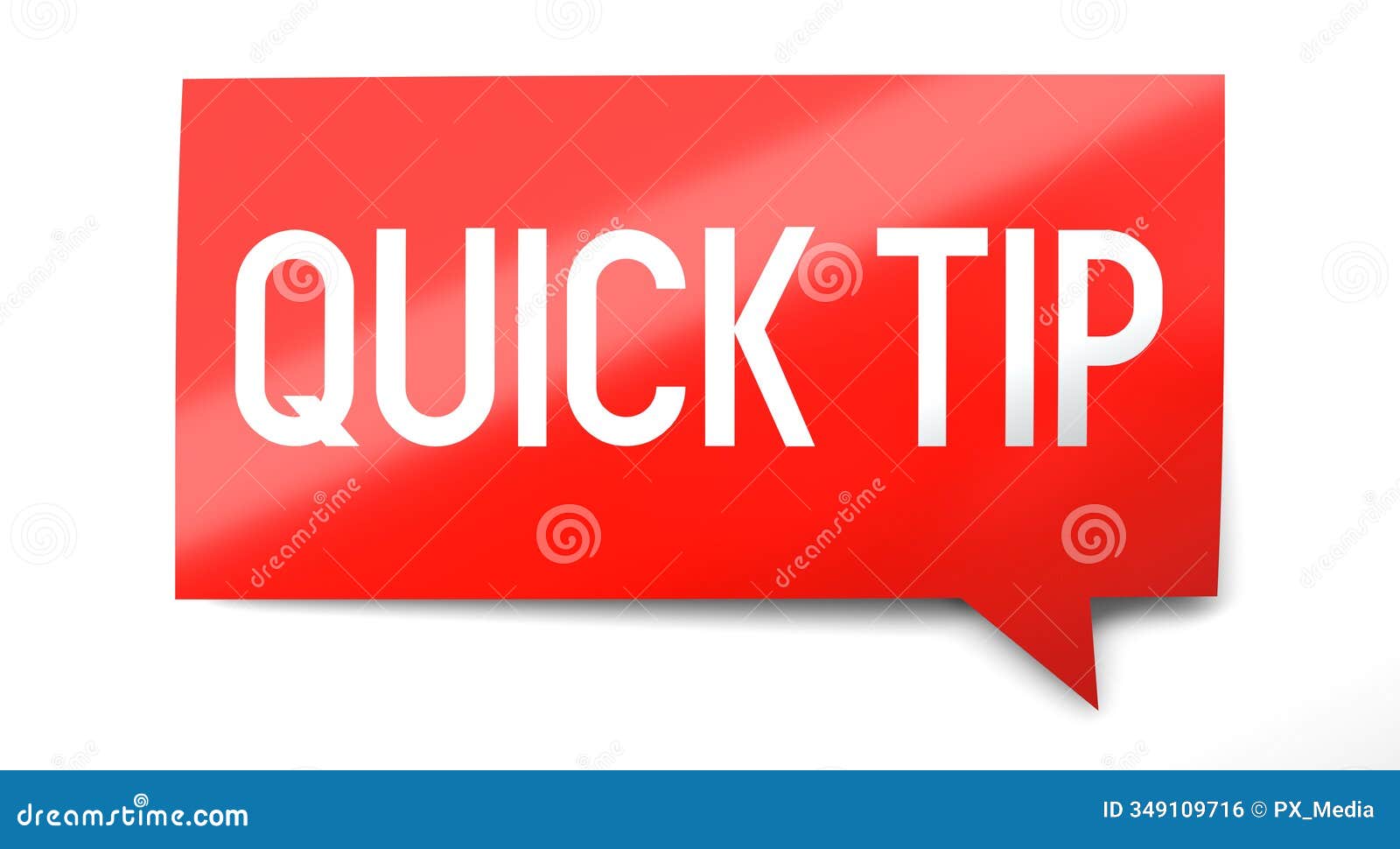 Quick Tip Bubble Black With Bulb Lamp And Quick Tip Caption Inside ...