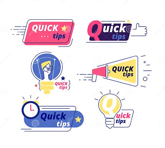 Quick Tip. Tricks Quick Tips Solution Logos Helpful Advice Text Shapes ...