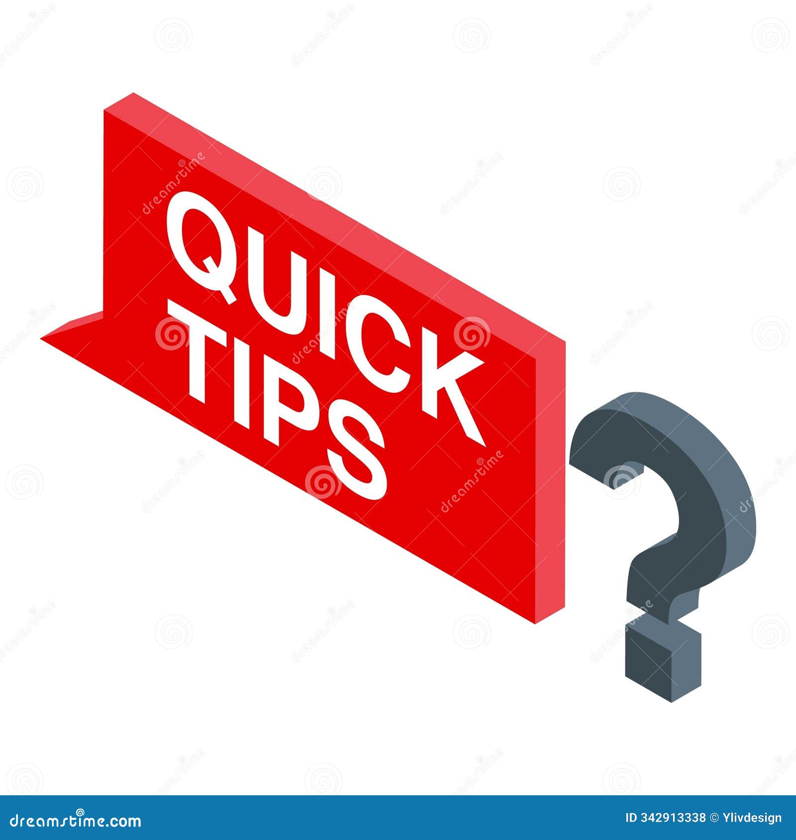 Quick Tips Banner with Question Mark Providing Helpful Advice and ...