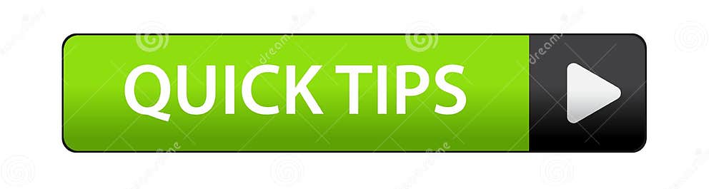 Quick tips button stock vector. Illustration of assistance - 119139706