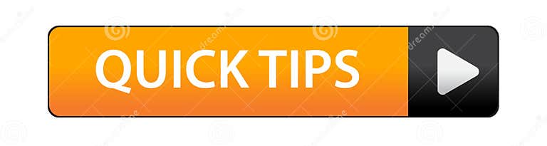 Quick tips button stock vector. Illustration of element - 119139737