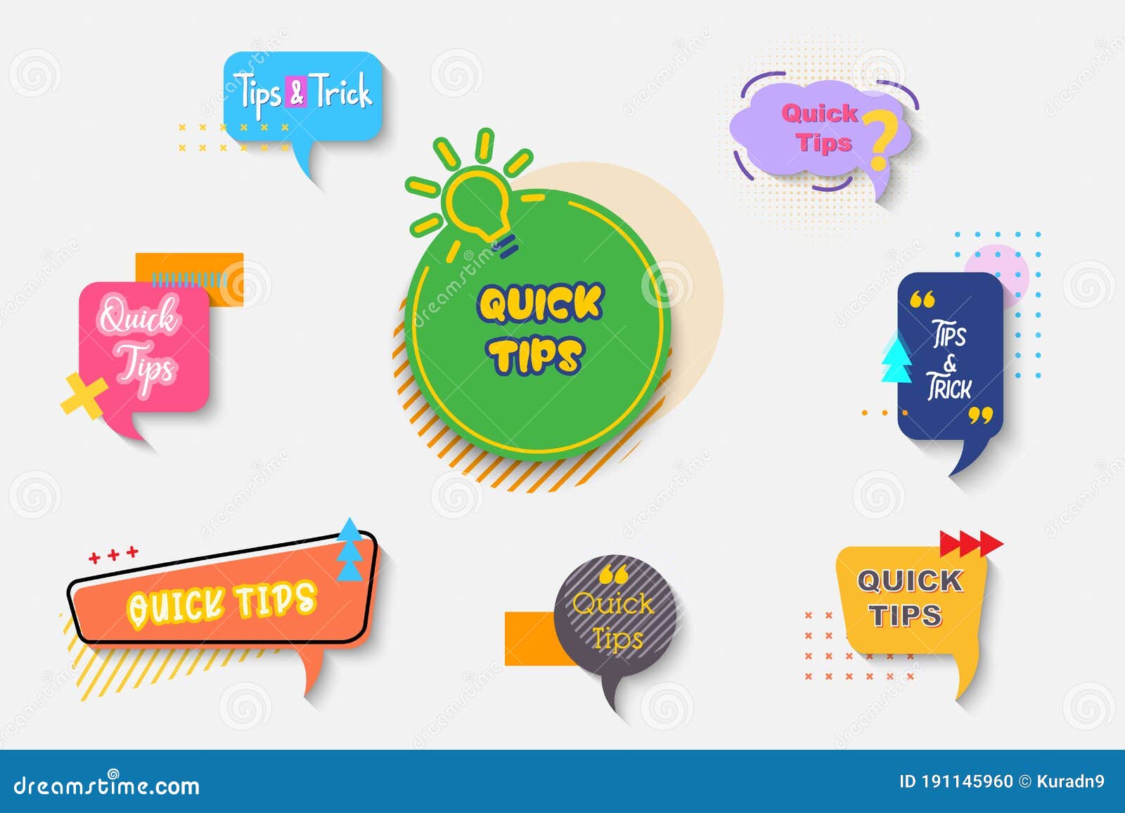 Quick Tips, Faq, Sticker, Label, Bubble, Quick, Trick, Tips, Lamp ...