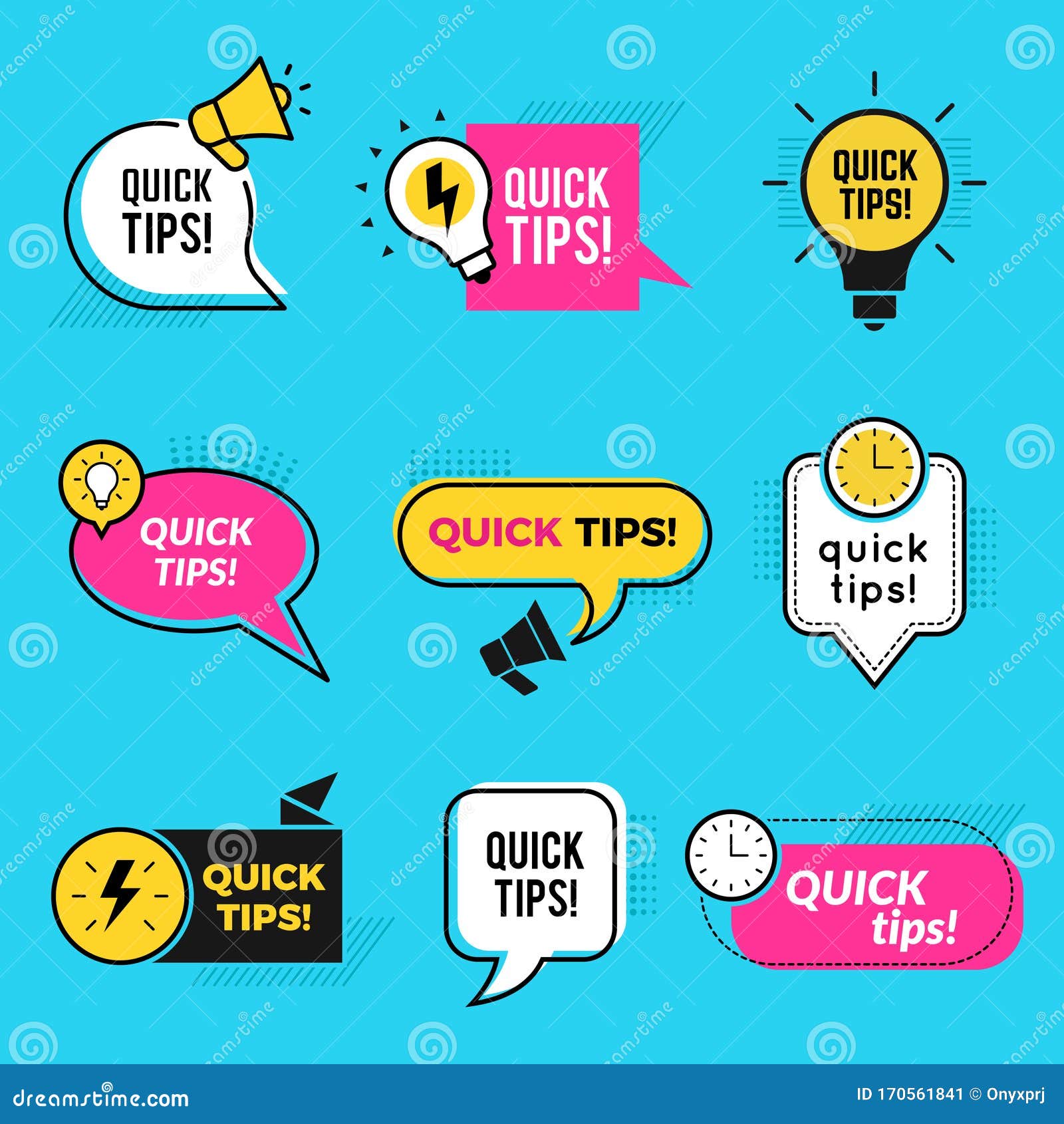 Quick Tips. Graphic Outline Shapes Tricks for Remind Text Notes or ...