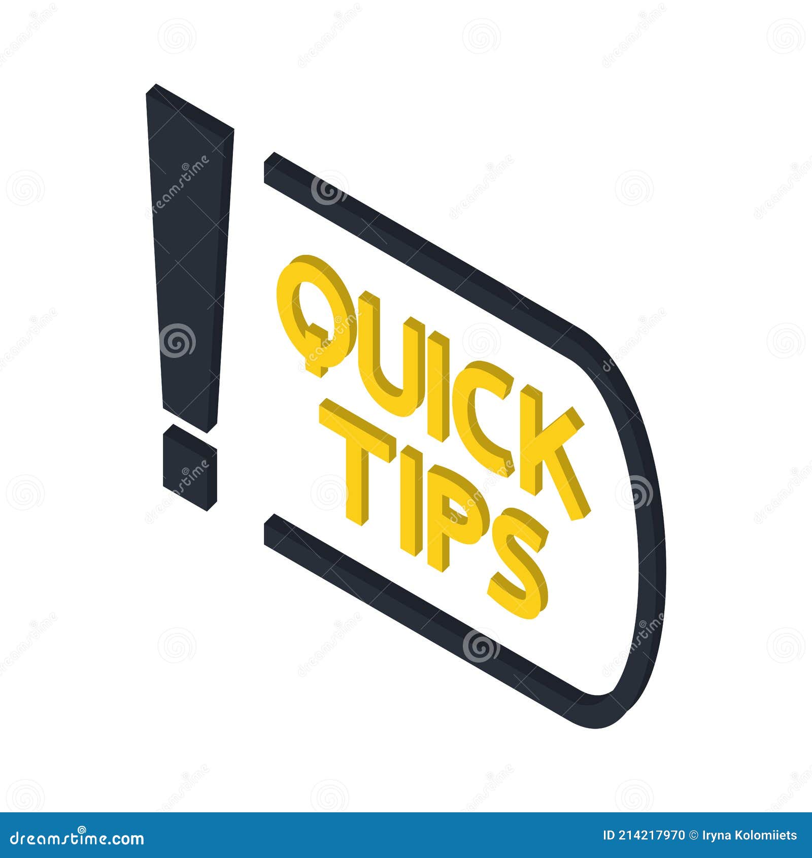 Quick Tips, Helpful Tricks, Tooltip, Hint for Website. Abstract ...