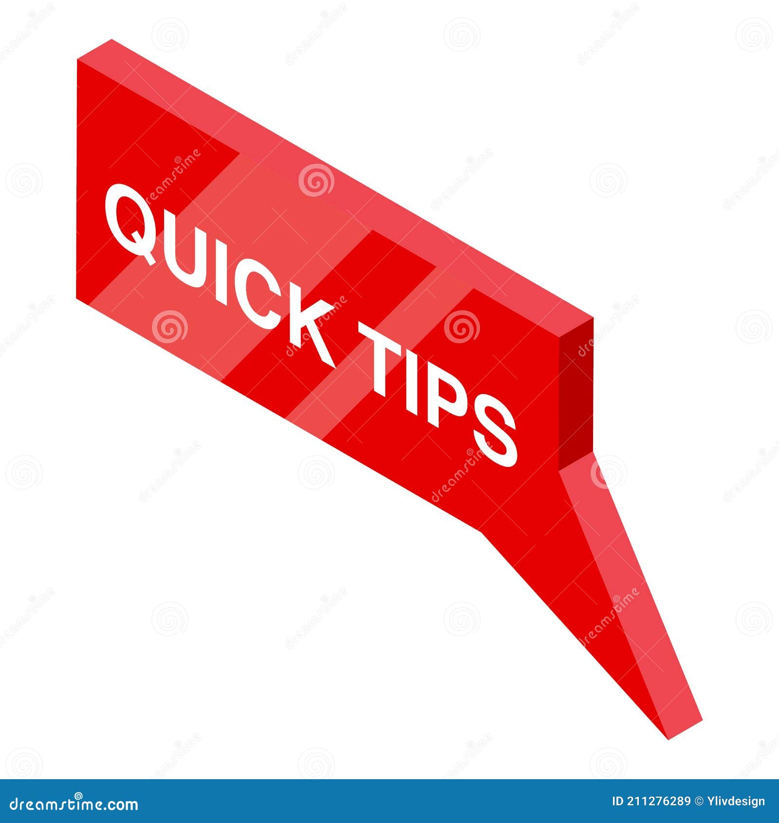 Quick Tips Icon, Isometric Style Stock Vector - Illustration of trick ...