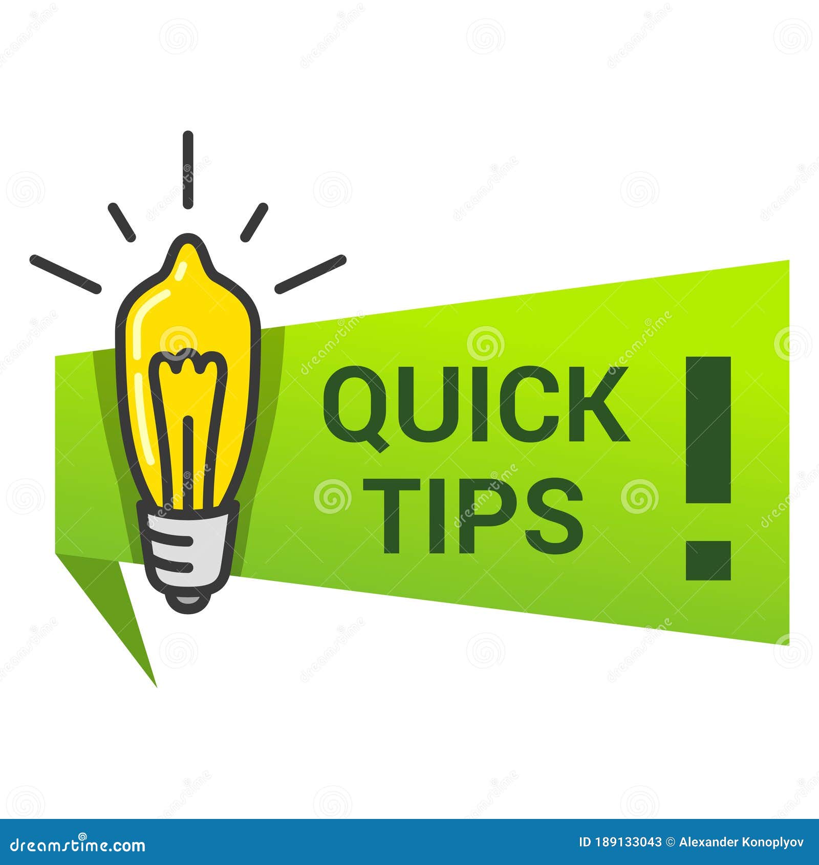 Top Tips Icon And Light Bulb With Sparkle Rays Shine. Idea Sign ...