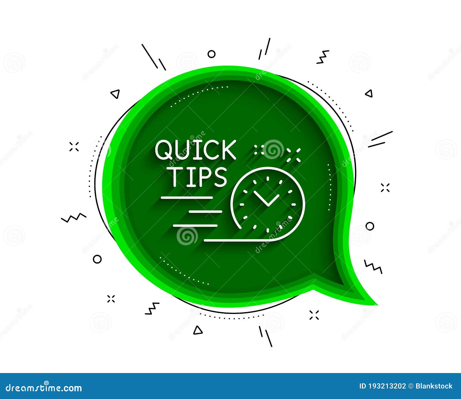 Quick Tips Line Icon. Helpful Tricks Sign. Vector Stock Vector ...