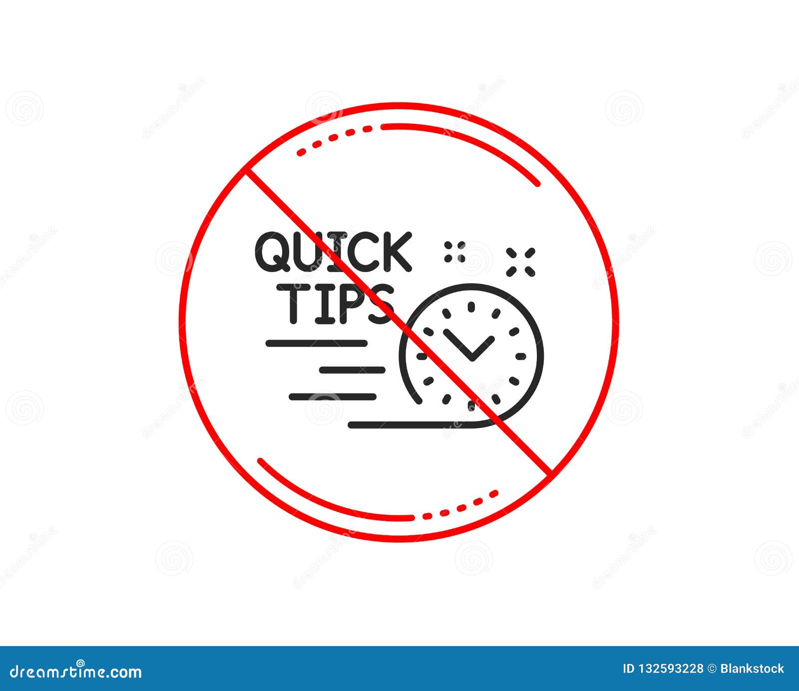 Quick Tips Line Icon. Helpful Tricks Sign. Vector Stock Vector ...