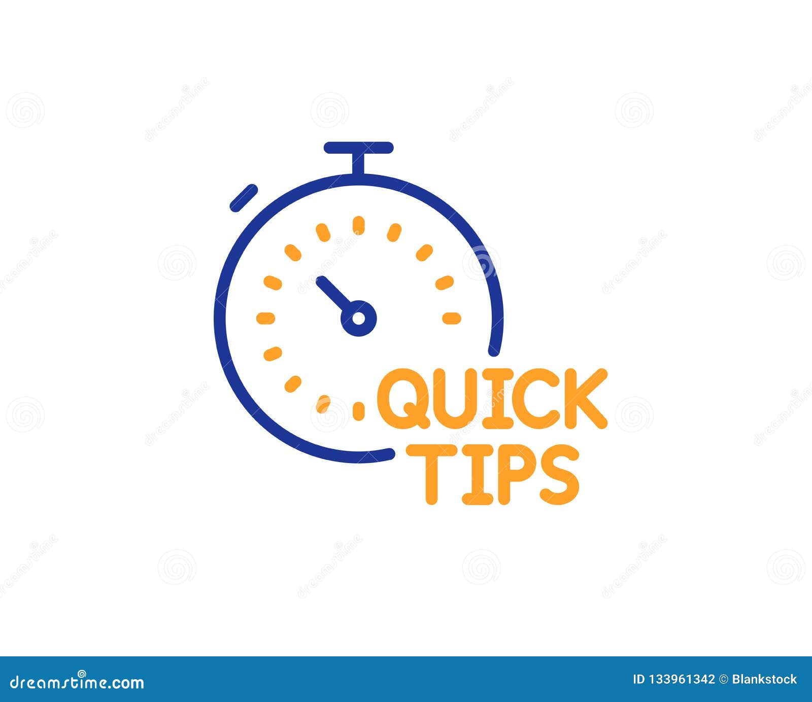 Quick Tips Line Icon. Helpful Tricks Sign. Vector Stock Vector ...