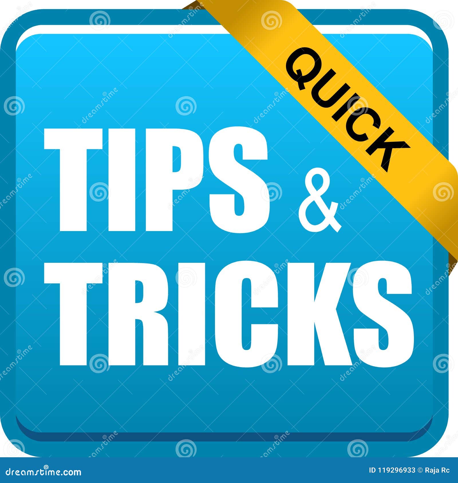 Quick tips and tricks stock vector. Illustration of game - 119296933