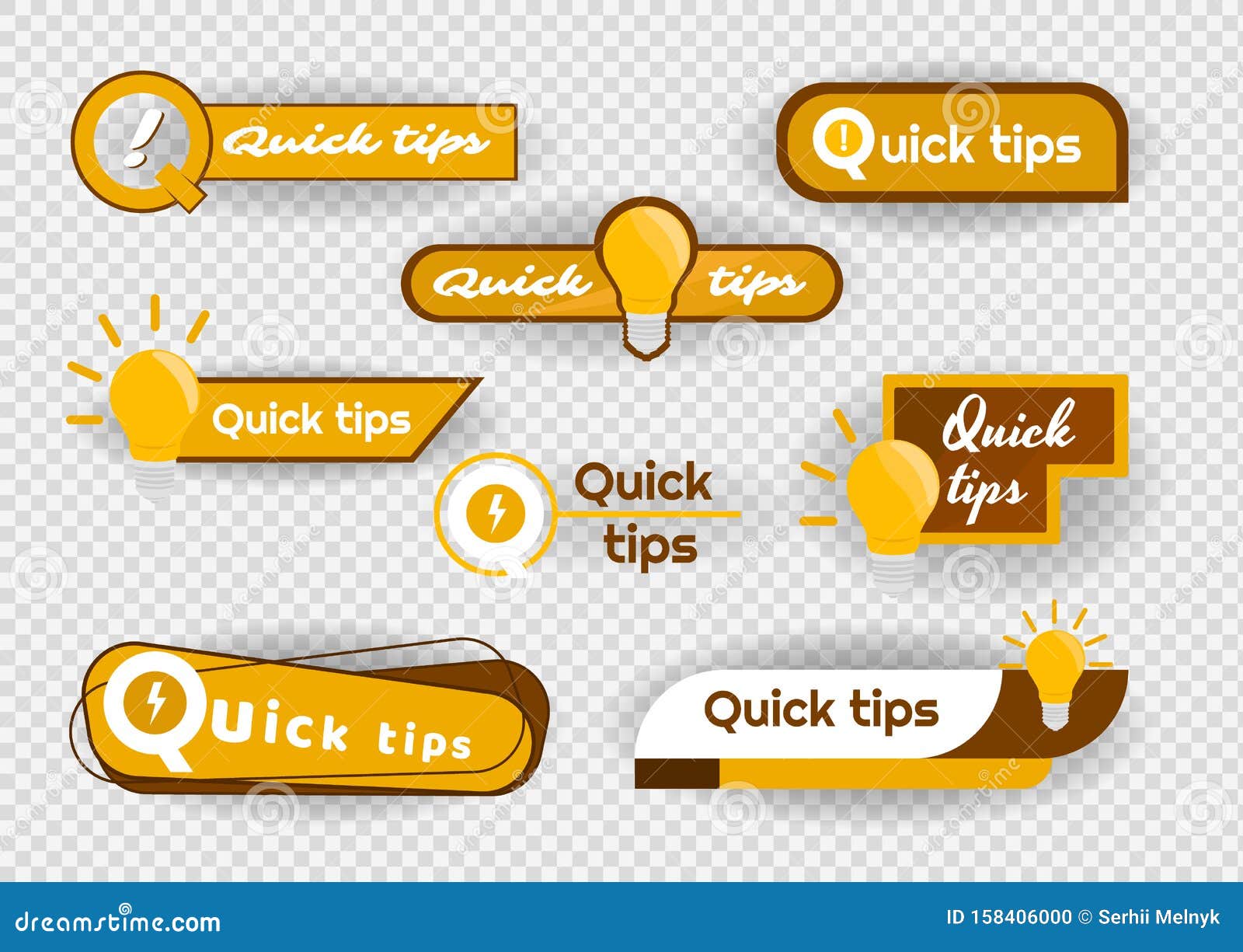 Quick Tips Vector Illustration Stock Vector - Illustration of reminder ...