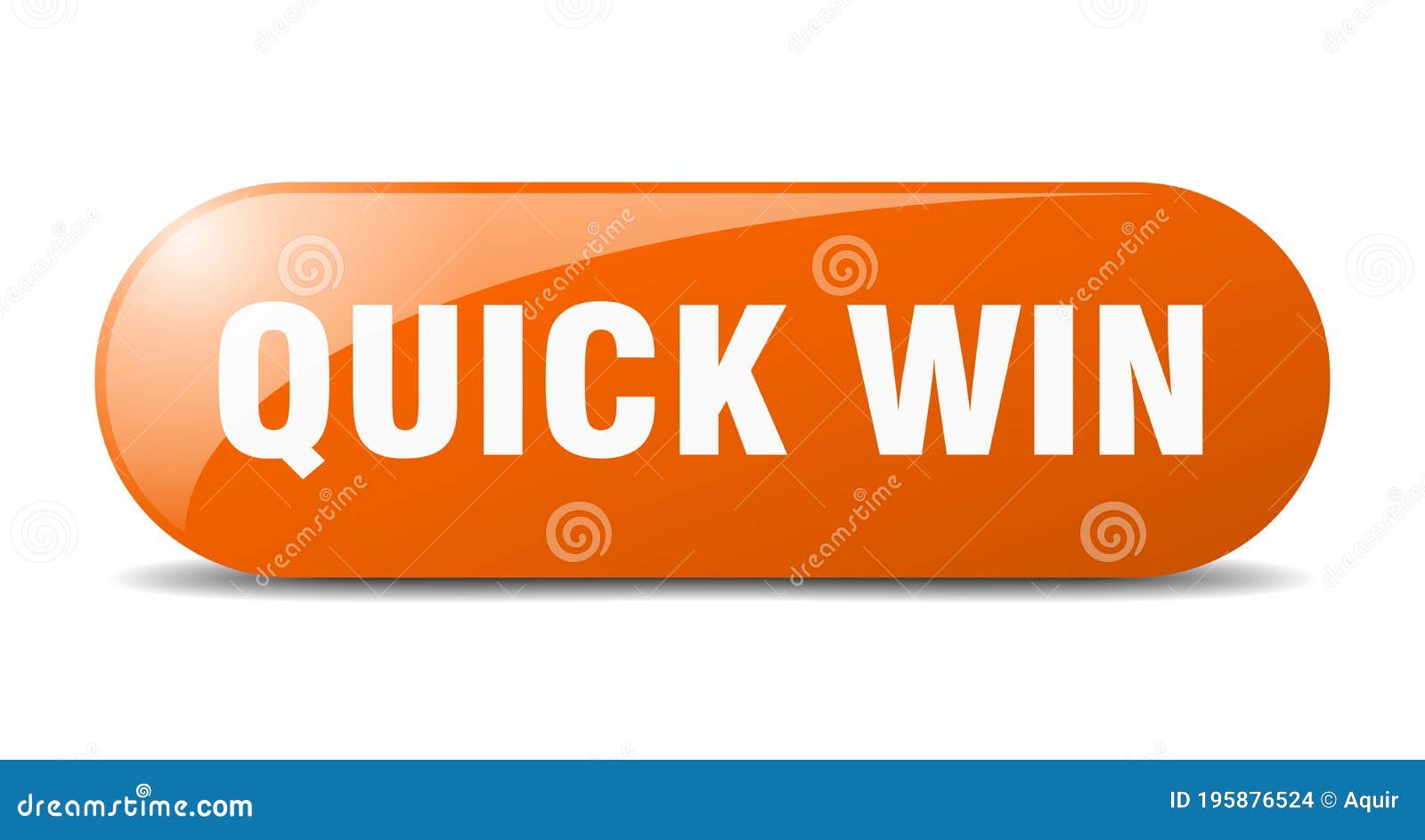 Quick Win Button. Quick Win Sign. Key. Push Button Stock Vector ...