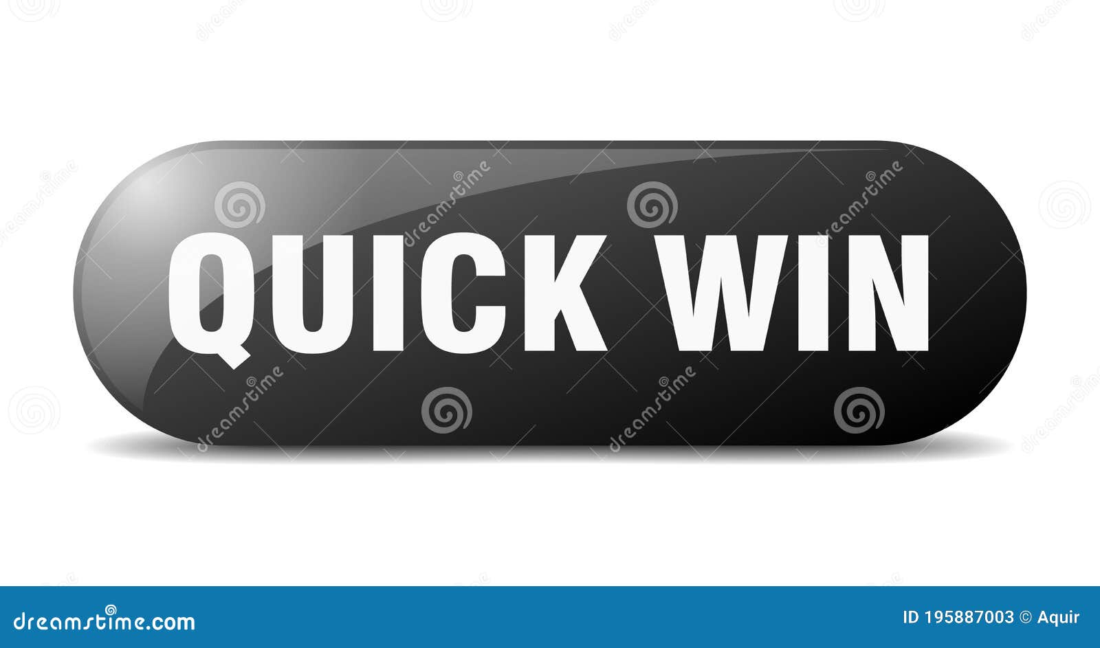 Quick Win Button. Quick Win Sign. Key. Push Button Stock Vector ...