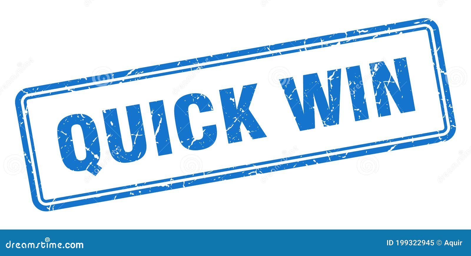 Quick win stamp stock vector. Illustration of vector - 199322945