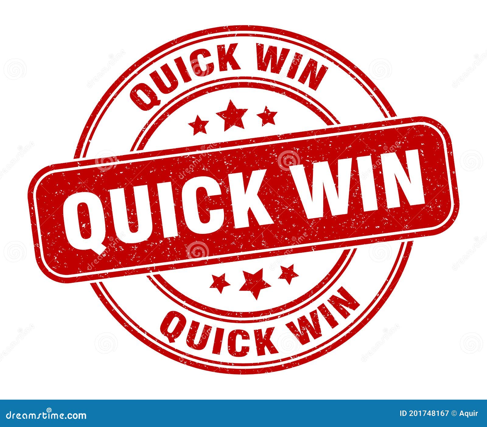Quick Win Stamp. Quick Win Round Grunge Sign Stock Vector ...