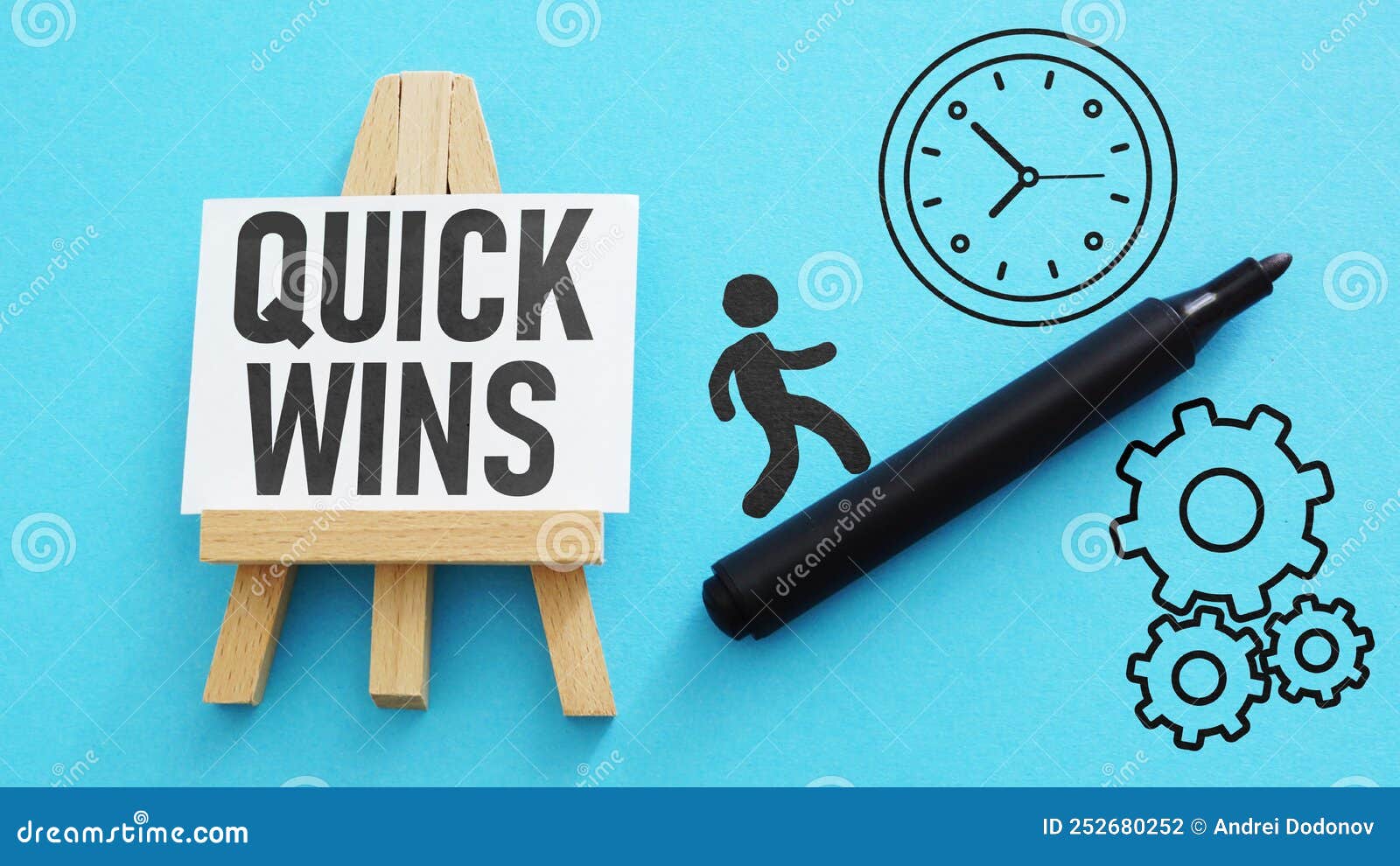 Quick Wins are Shown Using the Text Stock Photo - Image of goal ... Quick Wins are Shown Using the Text Stock Photo - Image of goal ...