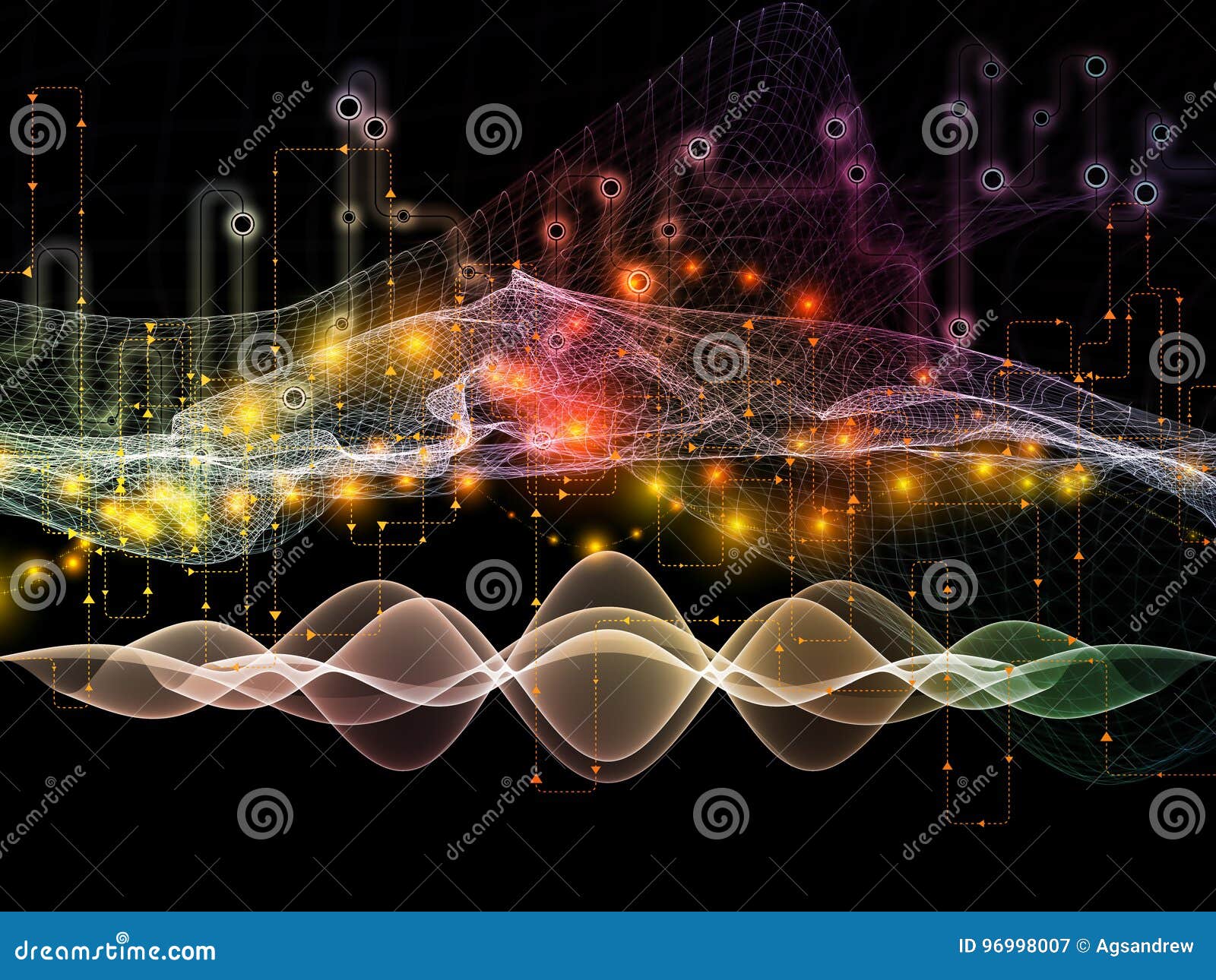 Quickening of Data Transfers Stock Illustration - Illustration of ...