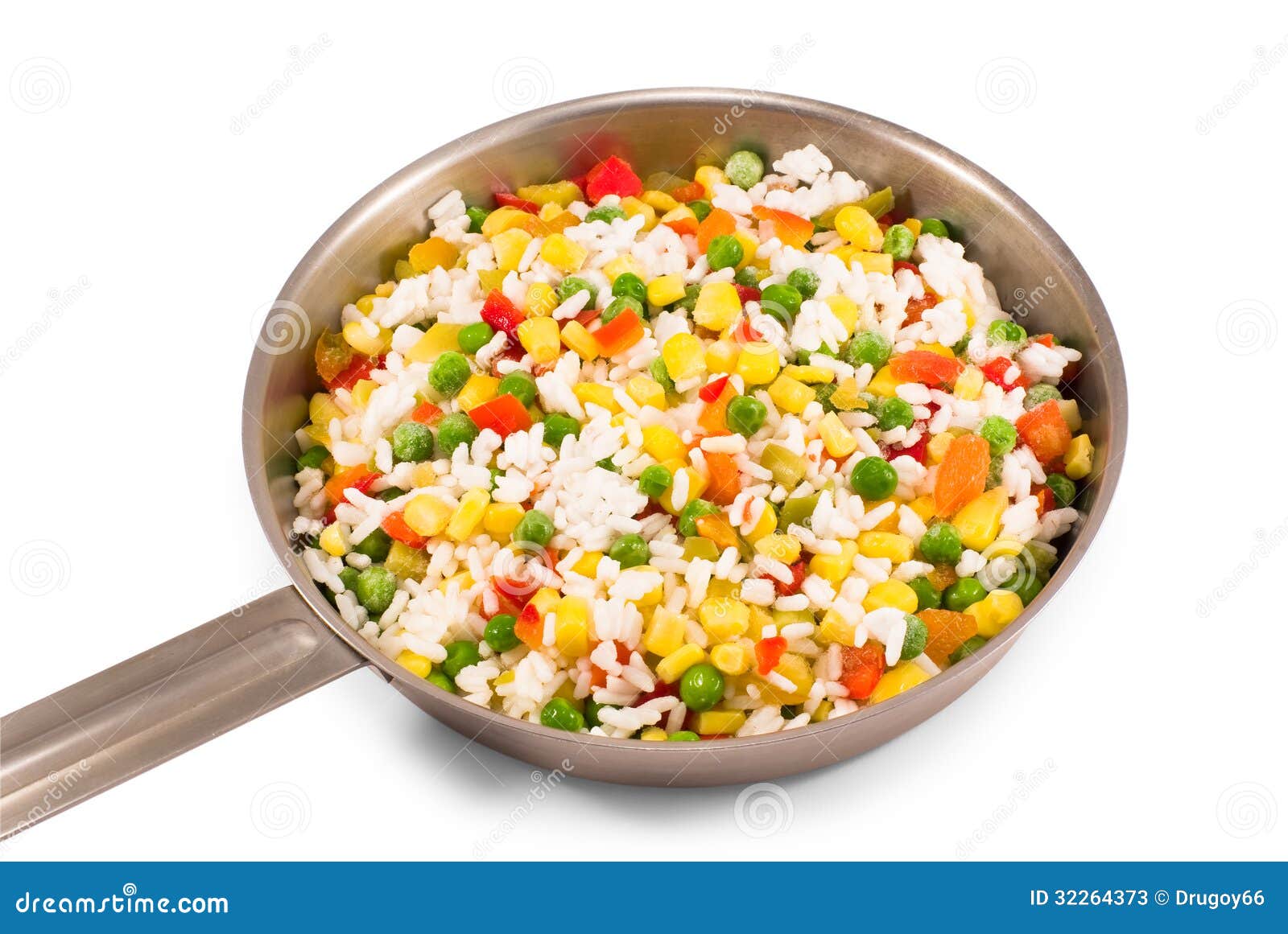 Quickly Frozen Vegetable Mixture Frying Pan Photos - Free & Royalty ...