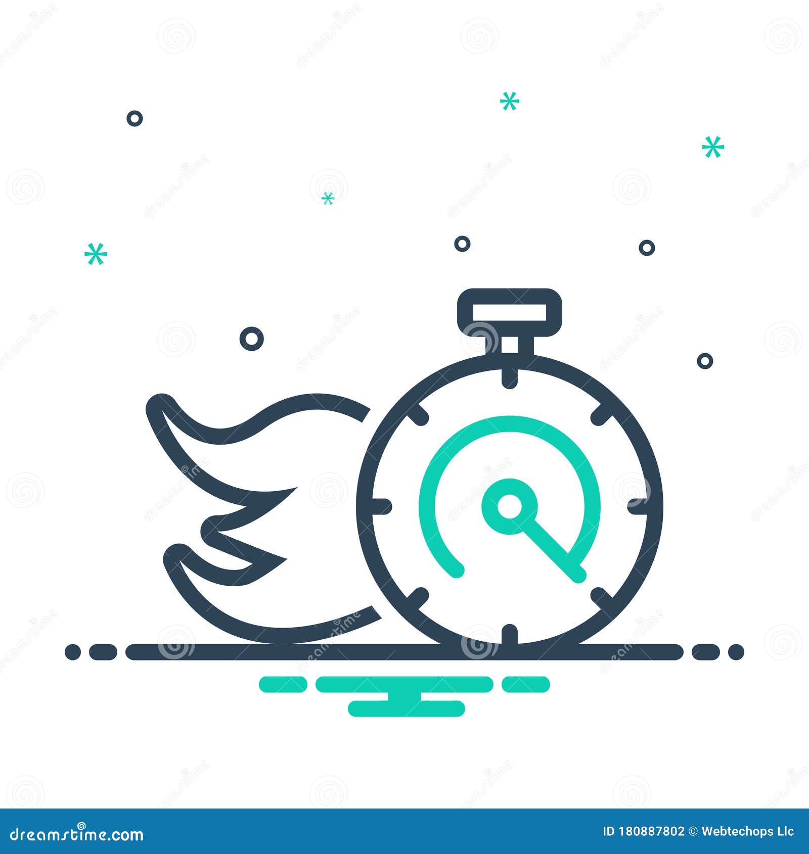 Mix Icon for Quickly, before Long and Soon Stock Vector - Illustration ...