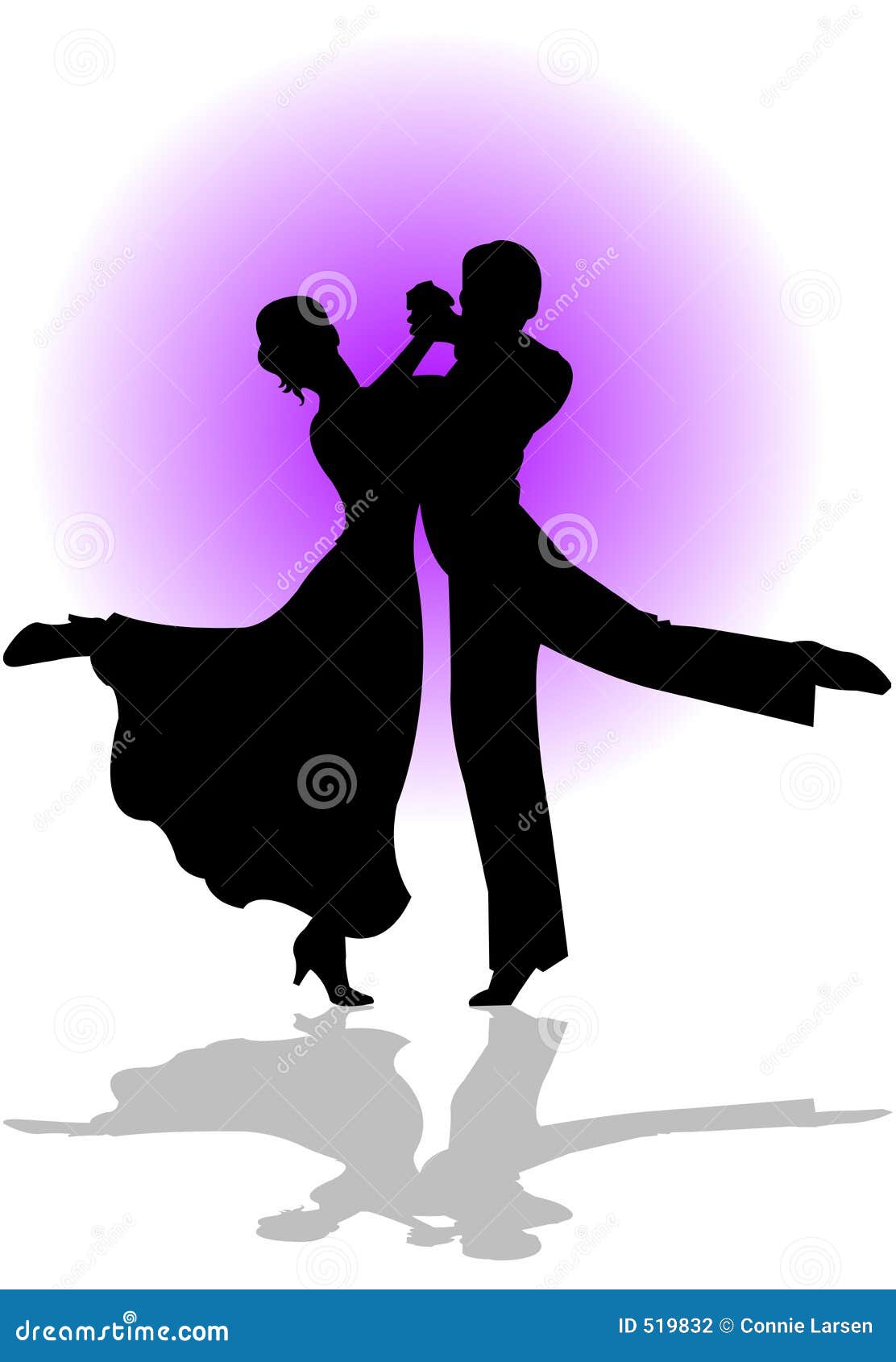 Quickstep Dance stock illustration. Illustration of music - 519832