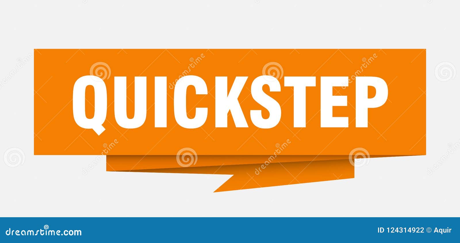 Quickstep stock vector. Illustration of seal, speech - 124314922