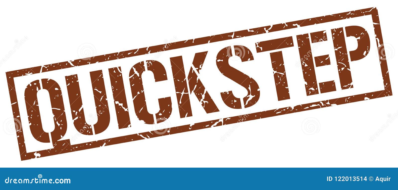 Quickstep stamp stock vector. Illustration of sign, square - 122013514