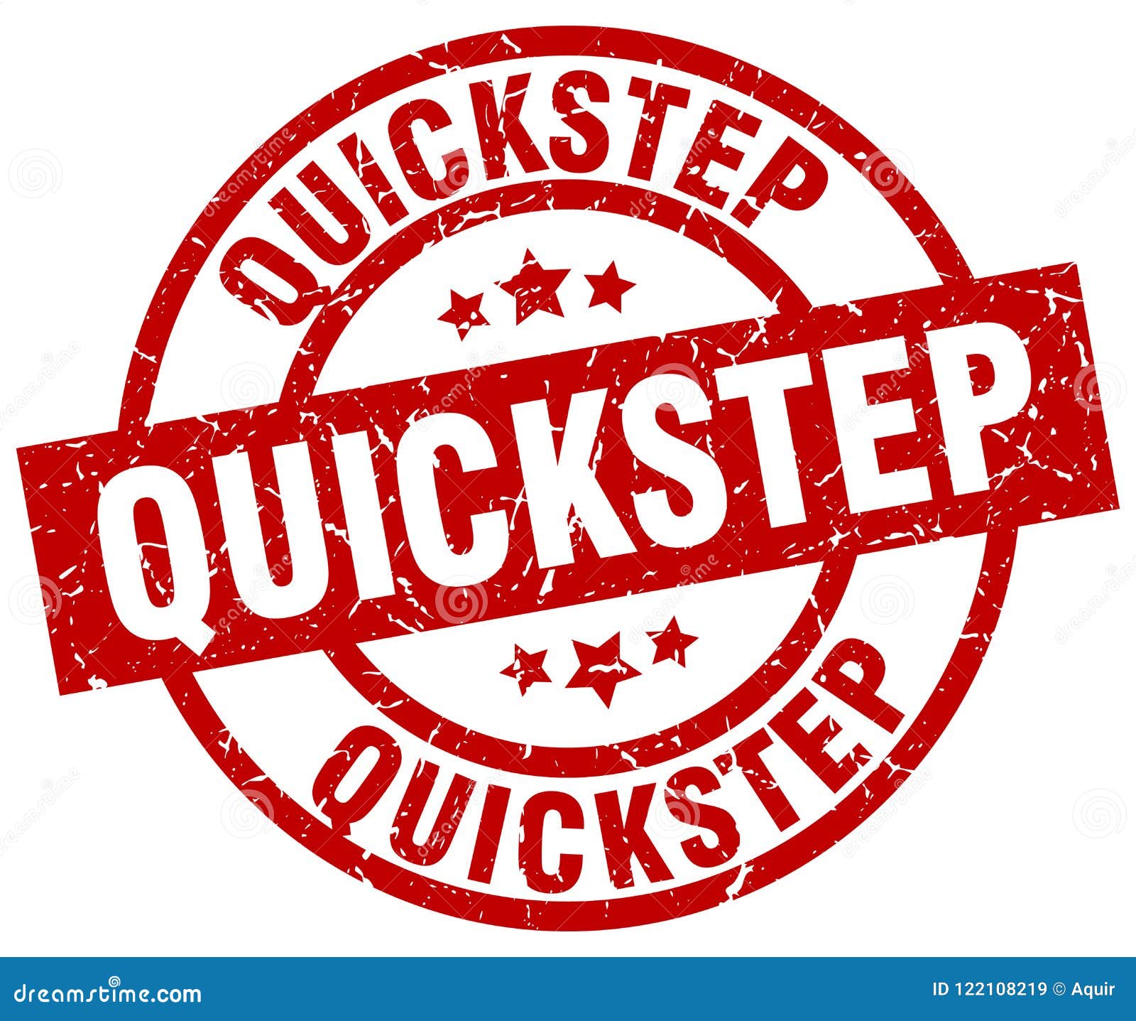 Quickstep stamp stock vector. Illustration of quickstep - 122108219