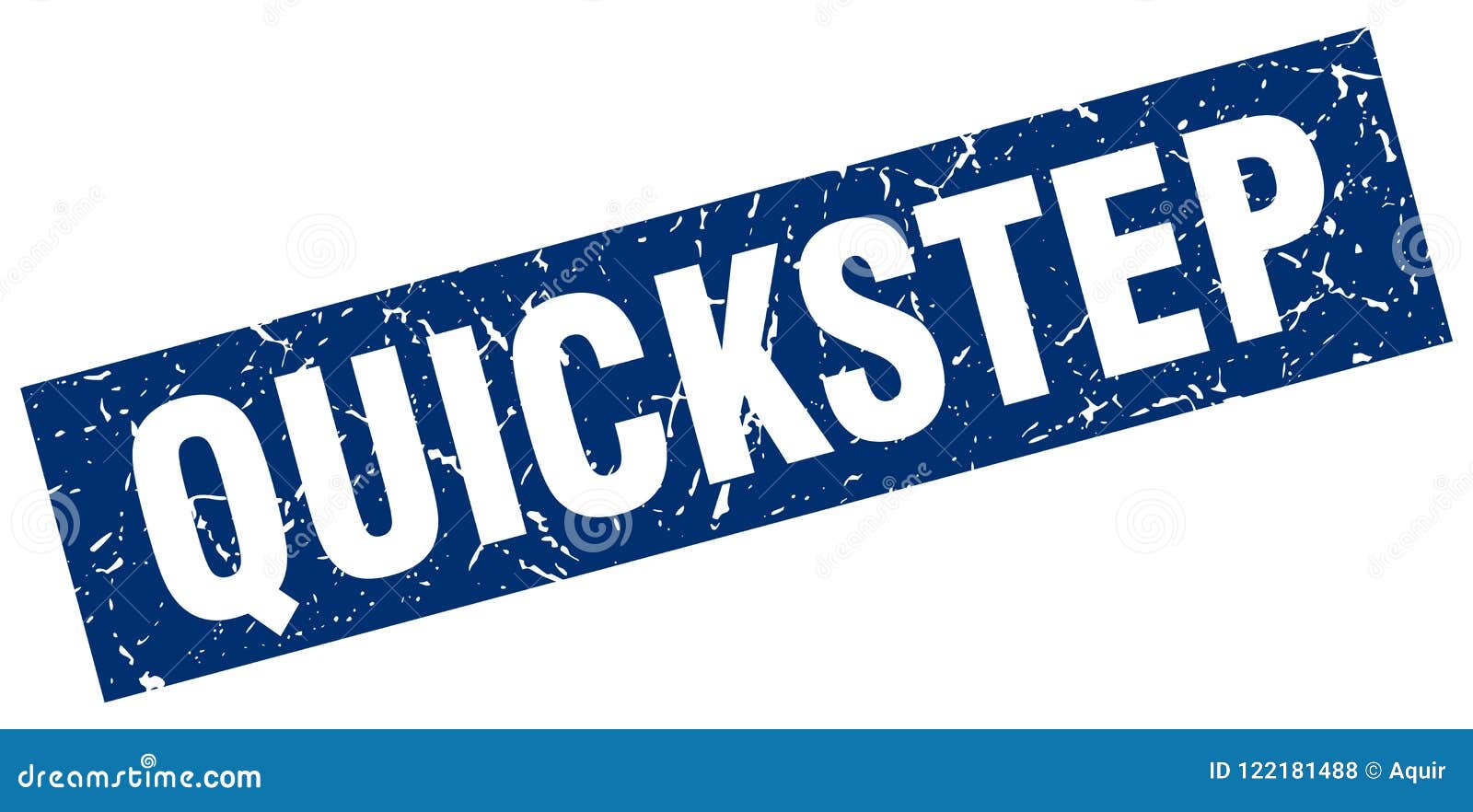 Quickstep stamp stock vector. Illustration of quickstep - 122181488