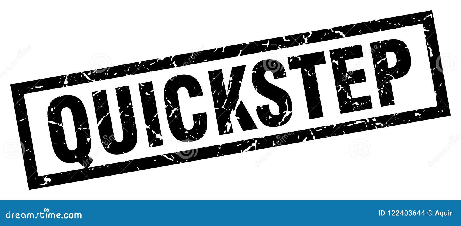 Quickstep stamp stock vector. Illustration of label - 122403644