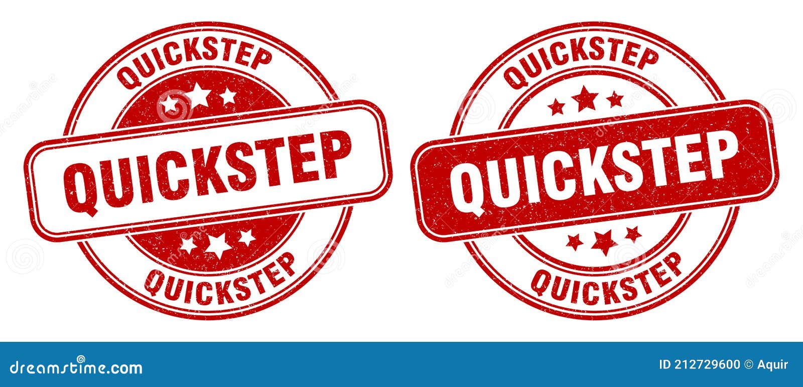 Quickstep Stamp. Quickstep Label. Round Grunge Sign Stock Vector ...