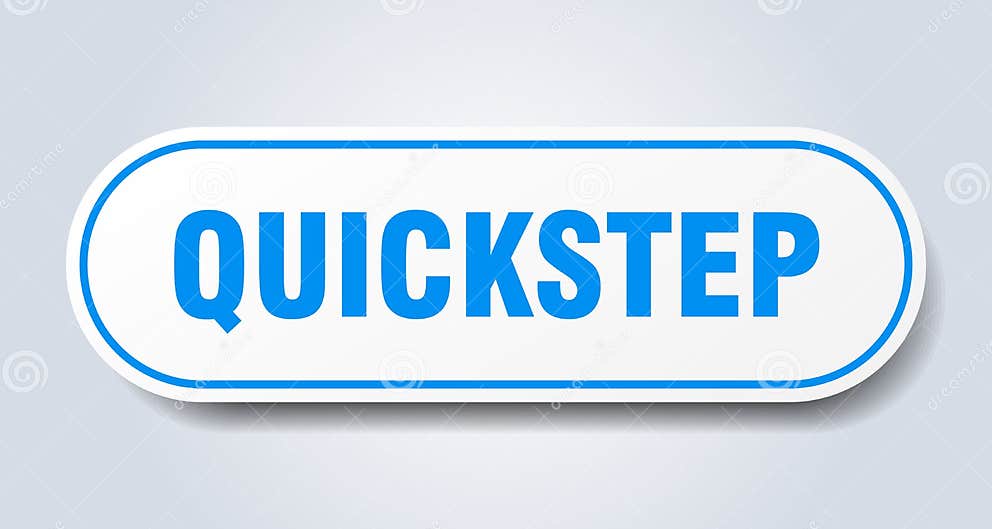 Quickstep sticker. stock vector. Illustration of quickstep - 197152716