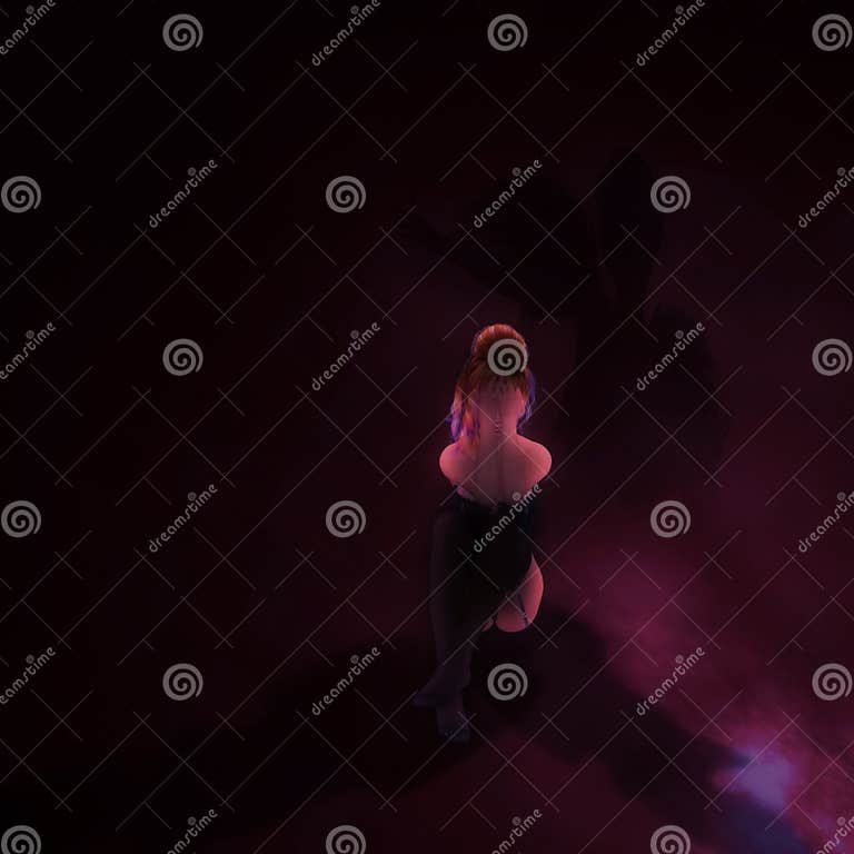 Quiere estar libre stock de ilustración. Ilustración de muchacha - 46870940