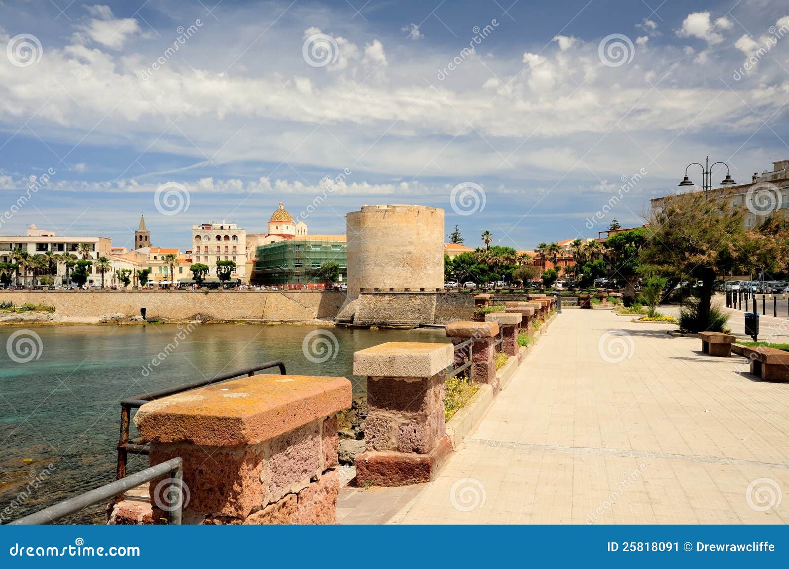 A quiet Broadwalk stock image. Image of broadway, walkway - 25818091