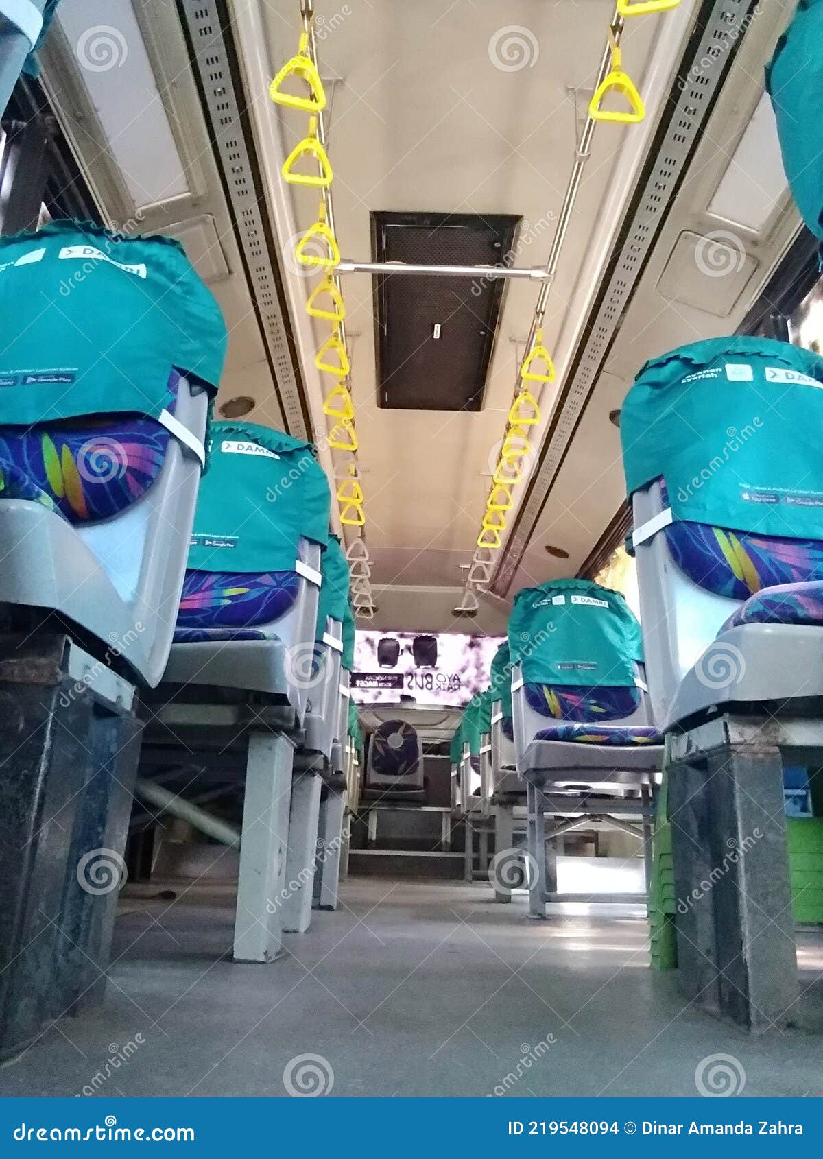 Quiet Bus / Bus without Passengers Editorial Stock Image - Image of ...