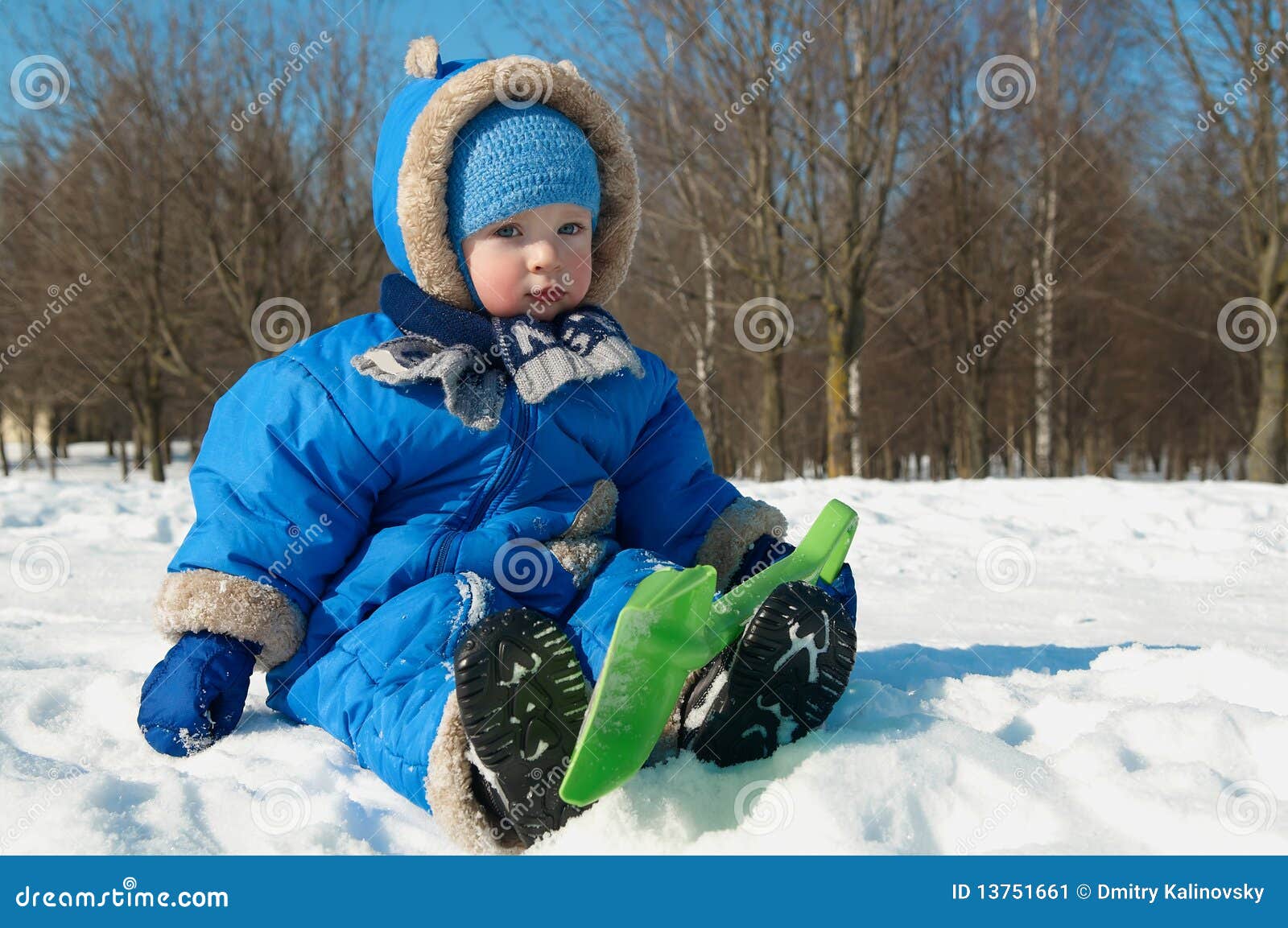 Quiet Child Winter Outdoors Stock Image - Image of outdoors, beautiful ...