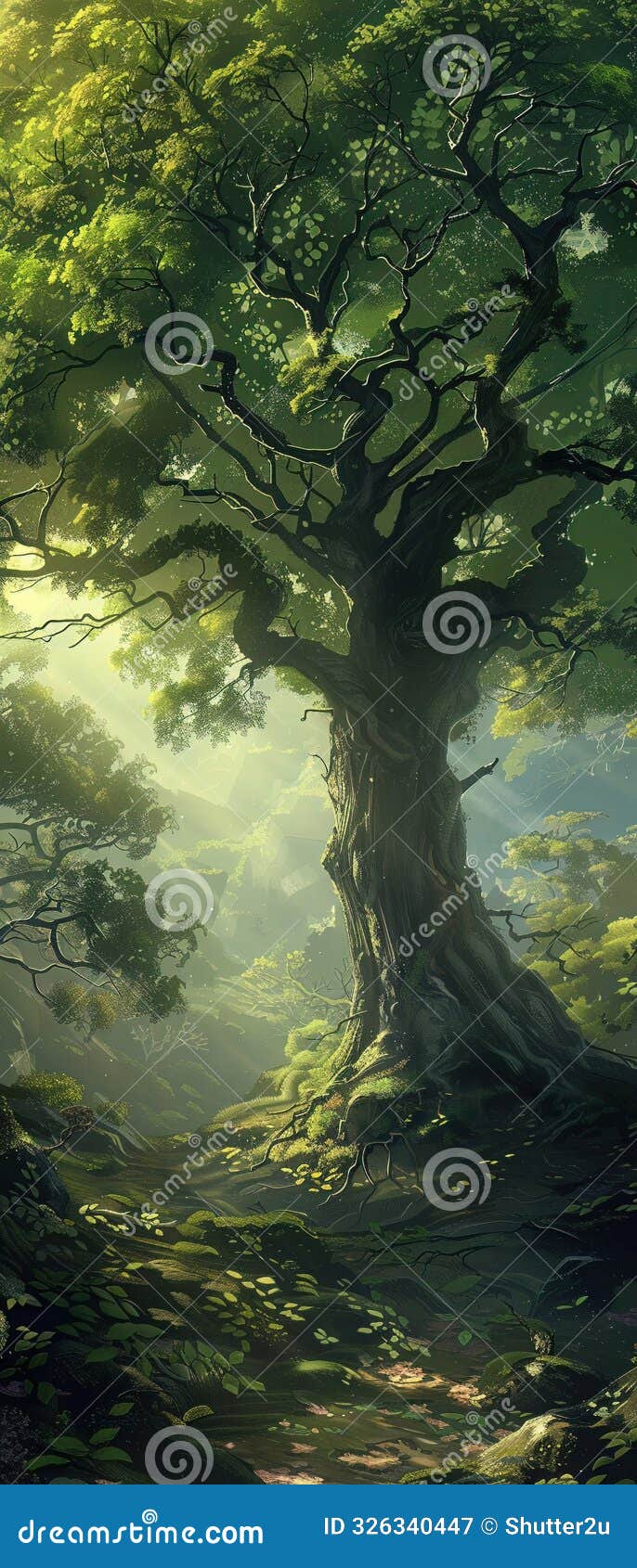 Tree Ages Vector Illustration | CartoonDealer.com #15620620