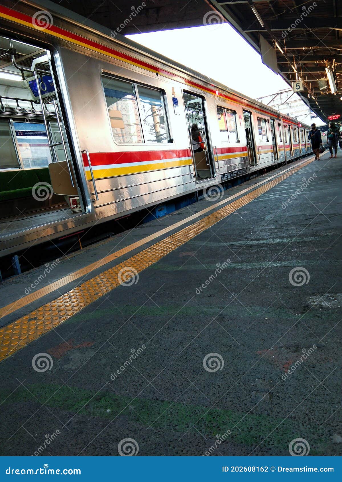 A quiet commuter train stock photo. Image of commuter - 202608162