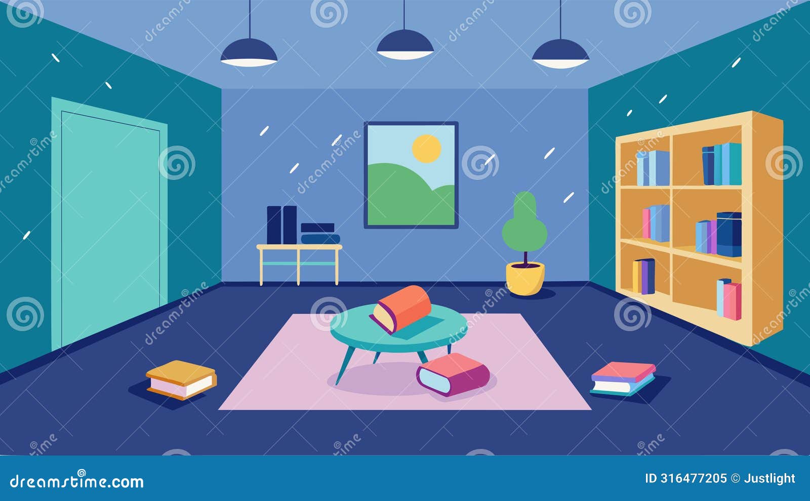A Quiet Corner in the Classroom Set Up As a Safe and Soothing Space for ...