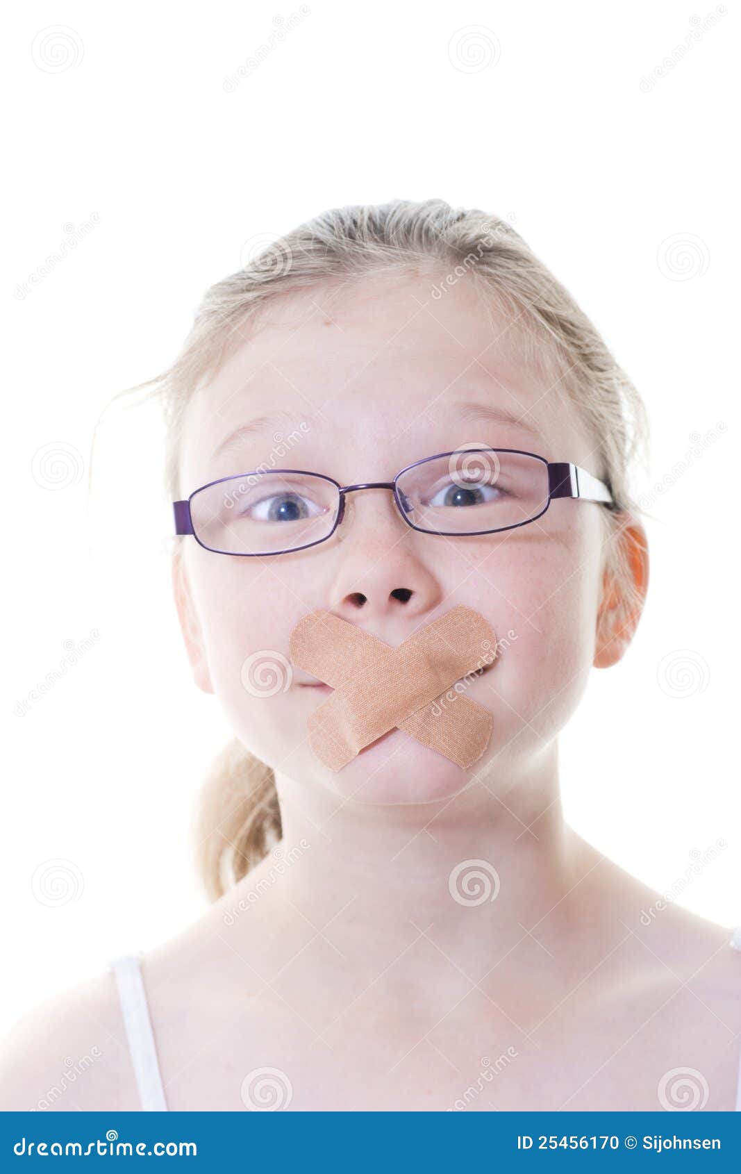 Quiet kid stock photo. Image of caucasian, peace, closed - 25456170