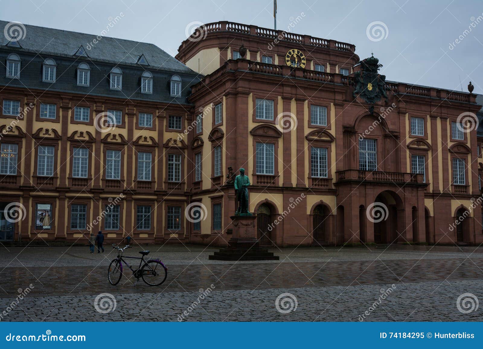 Quiet Mannheim University in Grey, Cloudy Weather Stock Image - Image ...