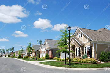Quiet neighborhood stock image. Image of commons, lamp - 9571473